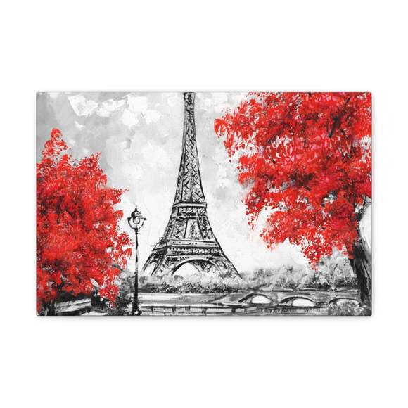 Express Your Love Gifts | Art | Paris Red Tree Eiffel Tower France ...
